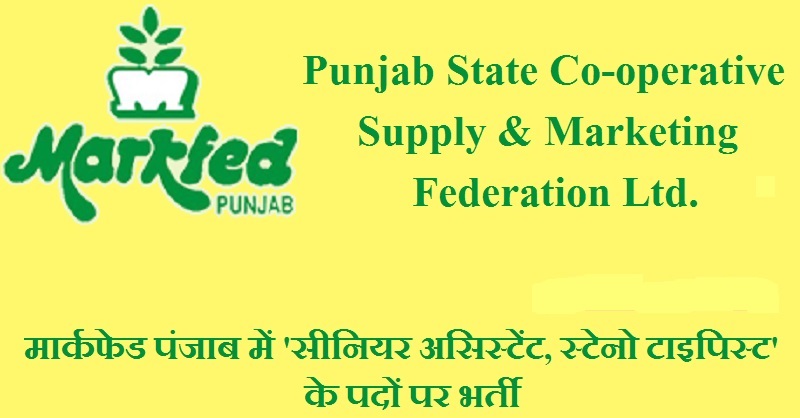 Markfed Punjab Recruitment 2021 Apply Online Form